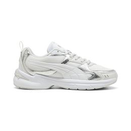 Puma Damen Sneaker "MILENIO TECH 2000 METALLIC WHISPER", Gr. 37,5, wei&szlig;, Textil, unifarben, Schuhe, f&uuml;r vielseitige Aktivit&auml;ten, atmungsaktives