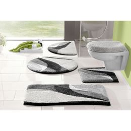 Badematte OTTO HOME, H:20mm, grau, Polyacryl, Badematten, "Magnus, Badvorleger, Badezimmer Teppich", mehrfarbig, Badteppich, Badematten auch als 2