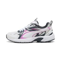 Puma Damen Sneaker "MILENIO TECH_", Gr. 42, pink, Textil, Schuhe, mit Schn&uuml;rung, leicht profiliert, aus Textil und Synthetik