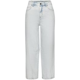 Buffalo Damen Ankle-Jeans "in modischem Barrel-Stil"light blau washed, Gr. 36, Denim/Jeans, Obermaterial: 92% Baumwolle, 6% Polyester, 2% Elasthan,