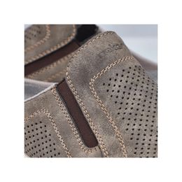 Rieker Herren Clog, Gr. 41, grau, Lederimitat, Schuhe, Sommerschuh, Hausschuh mit seitlichen Stretcheins&auml;tzen