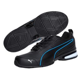 Puma Herren Sneaker "LEADER VT SL", Gr. 44Puma schwarz, Puma wei&szlig;, indigo bunting, Synthetik, Schuhe, mit SOFTFOAM+ D&auml;mpfung, EVA-Sohle, mit