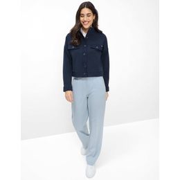 Brax Damen Funktions-Kapuzensweatjacke "Style BRIS L"navy, Gr. 40, 73% Baumwolle, 20% Polyester, 7% Elasthan, Sweatjacken