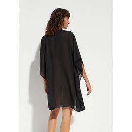 bonprix Damen Tunikakleidschwarz, Gr. 36, Web, Obermaterial: 100% Polyester, Kleider, f&uuml;r warme Tage, aus Polyester, figurumspielende Passform