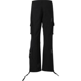 Karl Kani Herren Cargohose "Karl Kani KKPatch Multipocket Cargo Pants", schwarz, Gr. XXL, 100% Baumwolle, Hosen