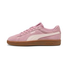 Puma Damen Sneaker "SMASH 3.0", Gr. 37,5, rosa, Leder, unifarben, Schuhe, klassische Tennissport-Silhouette, gepufferter Schuhkragen