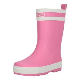 Gummistiefel ZIGZAG, M&auml;dchen, Gr. 22, pink, wei&szlig;, Gummi, Schuhe Gummistiefel, aus hochwertigem Naturkautschuk