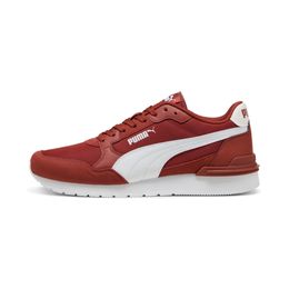 Puma Damen Sneaker "ST RUNNER V4 NL", Gr. 47bordeaux rot, Puma wei&szlig;, Textil, Schuhe