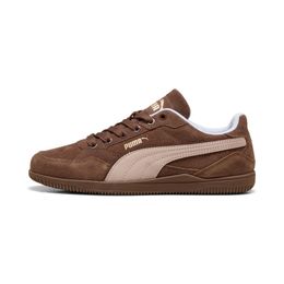 Puma Damen Sneaker "K-MODA SD", Gr. 40,5chestnut braun, rose latte, Puma wei&szlig;, Leder, mehrfarbig, Schuhe, f&uuml;r sportliche Streetwear, mit