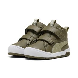 Puma Damen Sneaker "MULTIFLEX 2 MID SL V INF", Gr. 24loden gr&uuml;n, lux army, Synthetik, Schuhe, mit Klettverschluss, robustes Obermaterial aus Synthetik