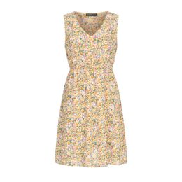 CLOUD 5IVE Damen Shirtkleid "CLOUD 5IVE Leichtes Sommerkleid mit Knopfleiste", bunt, Gr. L, 100% Polyester, Kleider