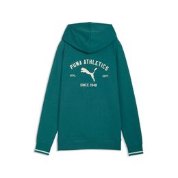 Puma Damen Kapuzensweatshirt "CLASS RELAXED HOODIE TR", gr&uuml;n, Gr. M, unifarben, Sweatware, Obermaterial: 68% Baumwolle, 32% Polyester, Sweatshirts,