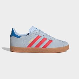 M&auml;dchen Sneaker "GAZELLE", adidas originals, Gr. 36crystal sky, semi lucid rot, blaubird, Leder, Synthetik, Schuhe, f&uuml;r Kinder und Jugendliche