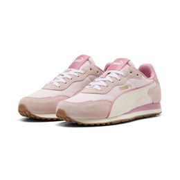 Puma Damen Sneaker "ST MILER ROSE", Gr. 37, beige, mehrfarbig, Schuhe, Obermaterial aus Leder, Innenmaterial aus Textil