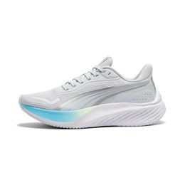 Puma Damen Laufschuh "POUNCE LITE", Gr. 40silber mist, vibrant blau, apple spritz, Textil, Schuhe, mit PROTREAD Gummilaufsohle, mit SOFTFOAM+