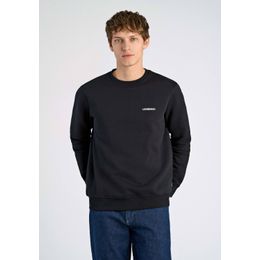 LINDBERGH Herren Sweatshirt "Sweatshirt Relaxed Fit", schwarz, Gr. XL, unifarben, Obermaterial: 100% Baumwolle, Sweatshirts
