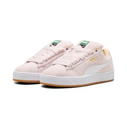 Puma Damen Sneaker "SUEDE XL", Gr. 40,5, wei&szlig;, Leder, mehrfarbig, Schuhe, mit Lederobermaterial, mit SOFTFOAM+ D&auml;mpfungstechnologie
