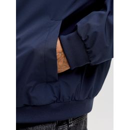 Jack & Jones JACK & JONES Herren Bomberjacke "JJECHARGE BOMBER JACKET NOOS"navy blazer, Gr. S, unifarben, Web, Obermaterial: 100% Polyester, Jacken, mit