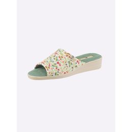 Pantoffel Casual Looks, Damen, Gr. 36, ros&eacute;, bedruckt, Schuhe