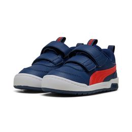 Puma M&auml;dchen Sneaker "MULTIFLEX 2 SL V INF", Gr. 21, blau, Synthetik, Schuhe, mit kinderfreundlichem Klettverschluss, weiches Textil-Innenmaterial