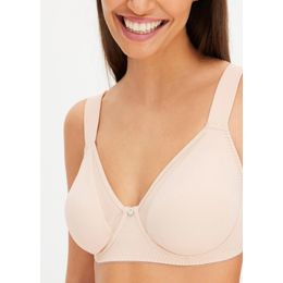 bonprix Damen Minimizer-BH, Gr. 105, beige, Obermaterial: 80% Polyamid, 20% Elasthan. Futter: 80% Polyamid, 20% Elasthan. Netzfutter: 92% Polyamid,