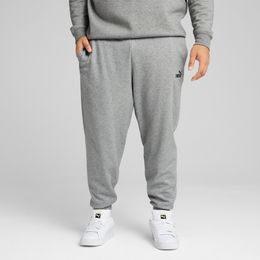 Puma Herren Trainingshose "ESS NO 1 LOGO SWEATPANTS FL CL", grau, Gr. L, unifarben, Fleece, Obermaterial: 66% Baumwolle, 34% Polyester, Hosen, mit