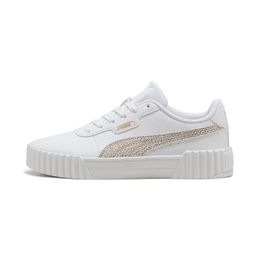 Puma Damen Sneaker "CARINA 3.0 TOPCAT", Gr. 41, wei&szlig;, Synthetik, Schuhe, f&uuml;r aktiven Alltag, mit Textil-Innenmaterial, sportlicher Stil