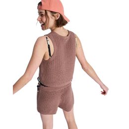 Roxy Damen Pullunder "Beach Bungalow"braunie, Gr. S, Obermaterial: 100% Baumwolle., Pullover