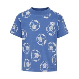 Hummel T-shirt Jungen Gr&ouml;&szlig;e 104 blau