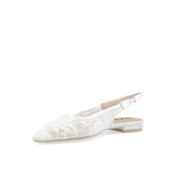 Bianco Slingpumps 'Bari' Damen Gr&ouml;&szlig;e 37 wei&szlig;