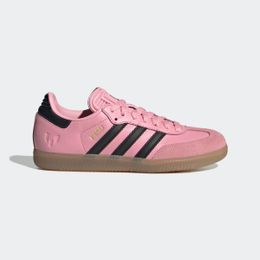 M&auml;dchen Sneaker "SAMBA MESSI J", adidas Performance, Gr. 32light pink, core schwarz, gum4, Leder, Schuhe, f&uuml;r Kinder & Jugendliche