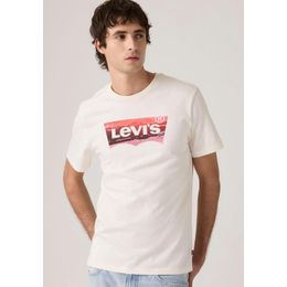 Levi's LEVI'S Herren T-Shirt "Batwing Logo Tee"coastal filled bw egret, Gr. S, Jersey, Obermaterial: 100% Baumwolle, Shirts, mit Logo-Front-Print
