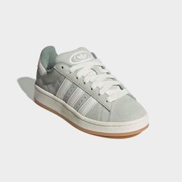 Sneaker adidas originals "CAMPUS 00S", M&auml;dchen, Gr. 35,5, linen gr&uuml;n, core wei&szlig;, silber gr&uuml;n, Leder, Schuhe Sneaker, f&uuml;r Kinder & Jugendliche