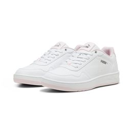 Puma Damen Sneaker "COURT CLASSY", Gr. 40, pink, Synthetik, Schuhe, mit Schn&uuml;rung, Gummilaufsohle mit leichtem Profil