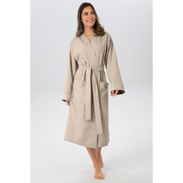 Unisex-Bademantel OTTO HOME, beige, Baumwolle, Hausm&auml;ntel, "Vanessa, ideal f&uuml;r Sauna & Spa, Hotelbademantel, Morgenmantel", Taschen, Damen & Herren,