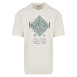 T-Shirt Karl Kani "Karl Kani Kani Music Paisley Print T-Shirt", Jungen, Gr. L, wei&szlig;, 100% Baumwolle, bedruckt, oversize, Rundhals, Shirts T-Shirt