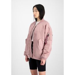 Damen Bomberjacke "MA-1 Core W", rosa, Gr. XS, Alpha Industries, Obermaterial: 100% Nylon. Futter: 100% Nylon. F&uuml;llung: 100% Polyester, Jacken