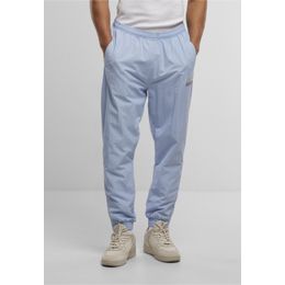 Karl Kani Herren Jogginghose "Karl Kani Sport Patch Essential Trackpants", blau, Gr. M, unifarben, 100% Polyamid, Hosen