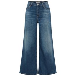 Marc O'Polo MARC O'POLO Damen Weite Jeans, blau, Gr. 30, Denim/Jeans, Obermaterial: 92% Baumwolle, 6% Elastomultiester, 2% Elasthan, Jeans, 5-Pocket, hohe