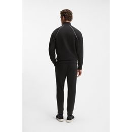 BOSS Green Herren Trainingsanzugschwarz001, Gr. S, unifarben, Sweatware, Obermaterial: 53% Baumwolle, 44% Polyester, 3% Elasthan, Sportanz&uuml;ge,
