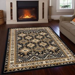 Teppich OTTO HOME, B:70cm H:7mm L:140cm, braun, Kunstfaser, Wohnzimmer, Teppiche, "Diantha", Orient-Optik, mit Bord&uuml;re, Kurzflor, pflegeleicht,