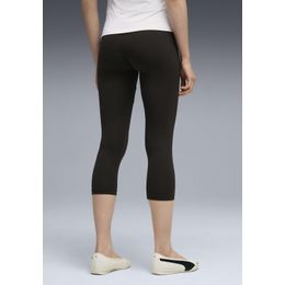 Puma Damen Leggings "ESS CAPRI LEGGINGS"Puma schwarz, Gr. M, unifarben, Jersey, Obermaterial: 95% Baumwolle, 5% Elasthan, Hosen, aus