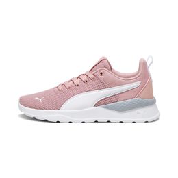 Puma M&auml;dchen Sneaker "ANZARUN LITE JR", Gr. 35,5, wei&szlig;, Textil, unifarben, Schuhe, atmungsaktives Mesh-Obermaterial, d&auml;mpfende EVA-Zwischensohle