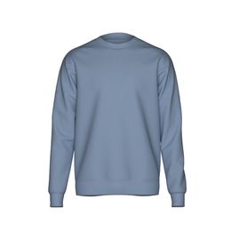 TRIGEMA Herren Sweatshirt "TRIGEMA Sweatshirt mit angerauter Innenseite", blau, Basic, Gr. S, Sweatware, 70% Baumwolle, 30% Polyester, Sweatshirts