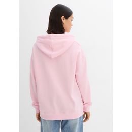 bonprix Damen Kapuzensweatshirtkristallrosa, Gr. 44, unifarben, Sweatware, Obermaterial: 60% Baumwolle, 40% Polyester, Sweatshirts,