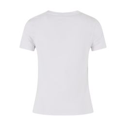 Urban Classics Damen T-Shirt "Urban Classics Ladies Short Cut Out Tee"wei&szlig;, Gr. S, unifarben, 90% Baumwolle, 10% Elasthan, Shirts