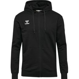 Hummel Sportsweatjacke Herren Gr&ouml;&szlig;e XXXL schwarz / wei&szlig;