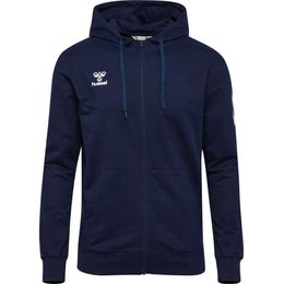 Hummel Sportsweajacke 'Go 2.0' Herren Gr&ouml;&szlig;e XXXL dunkelblau / wei&szlig;