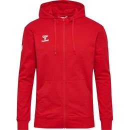 Hummel Sportsweajacke 'Go 2.0' Herren Gr&ouml;&szlig;e XL knallrot / wei&szlig;