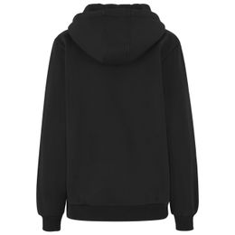 MISS TEE Damen Kapuzenpullover "Miss Tee Flying Butterfly EMB Fluffy Hoody"schwarz, Gr. XS, mehrfarbig, 100% Baumwolle, Pullover